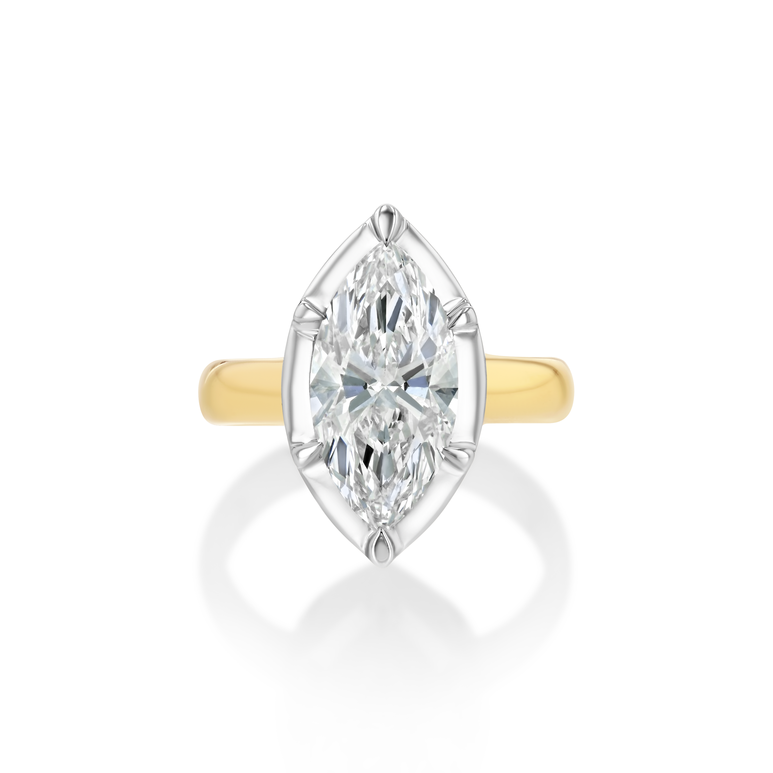Mega Marquise Button Back Ring – Real Fine Studio